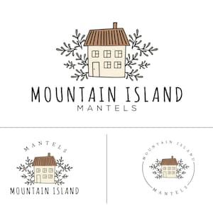 Logo Design Custom Hand Drawn Logo Photography Logo House Logo Custom ...