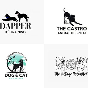 Dog Logo Design, Pet Logo, Professional Logo Design, Pet Salon Logo ...