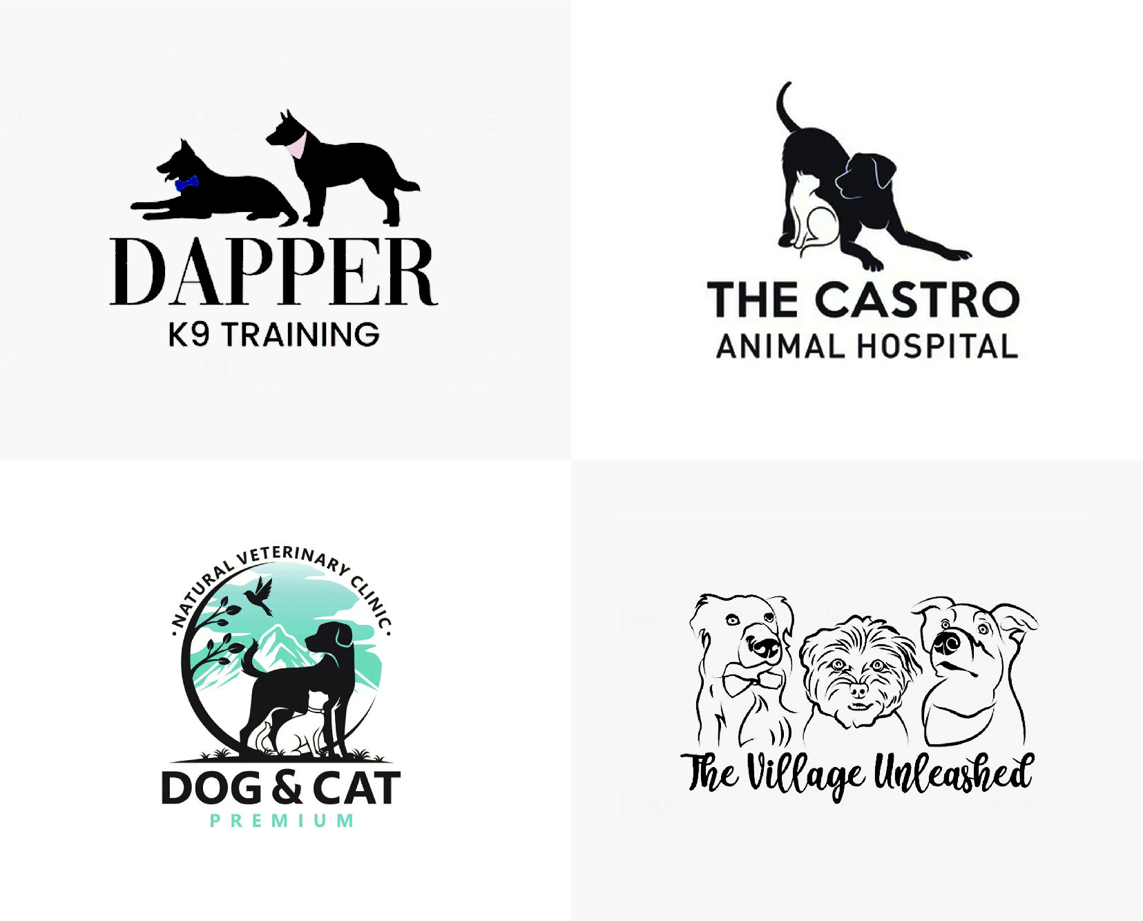 Dog Logo Design, Pet Logo, Professional Logo Design, Pet Salon Logo ...