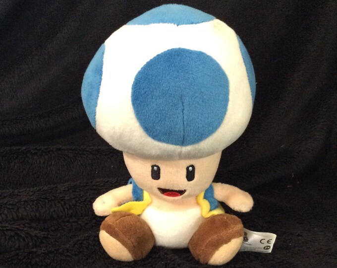 Nintendo Super Mario Toad Plush - Etsy