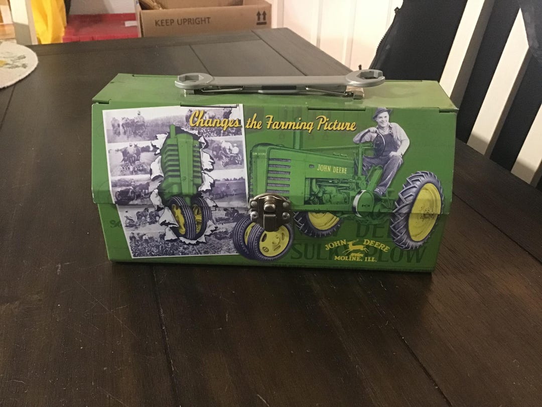 VTG Metal John Deere Lunch Box - Etsy