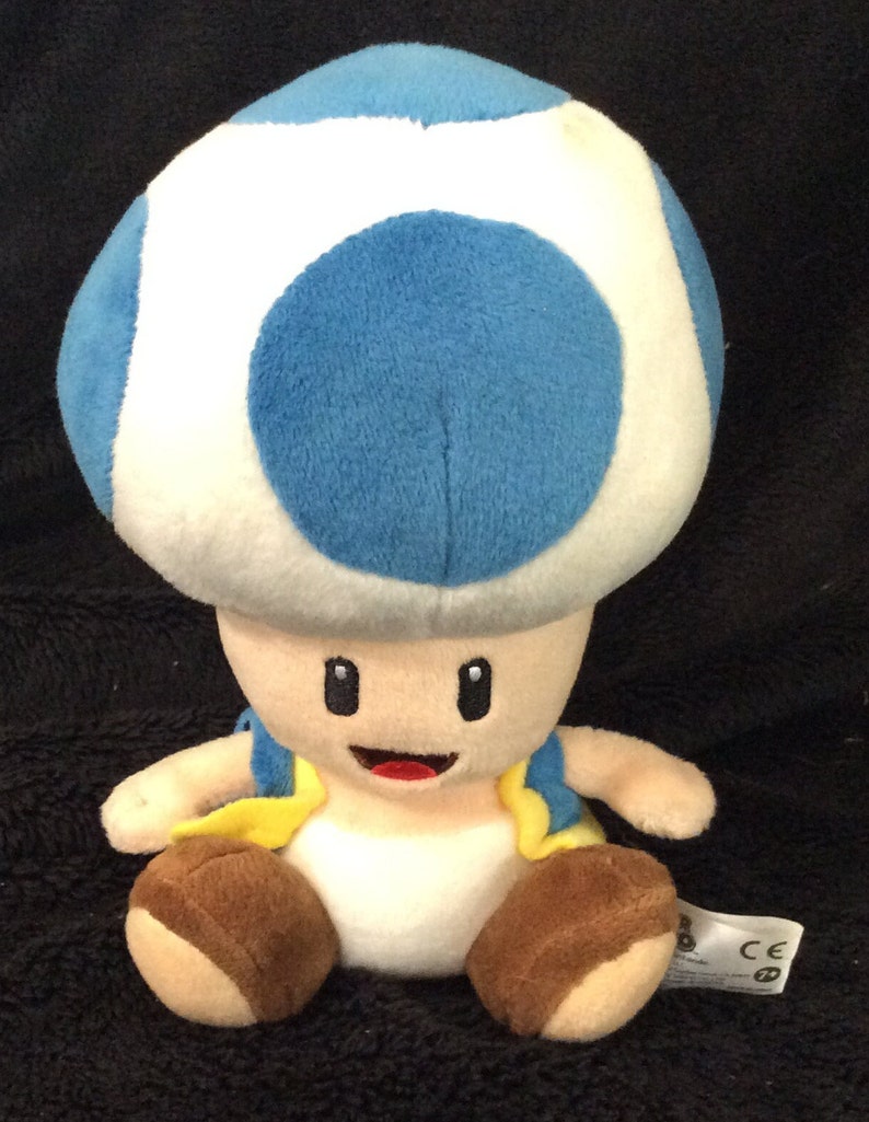 Nintendo Super Mario Toad Plush - Etsy