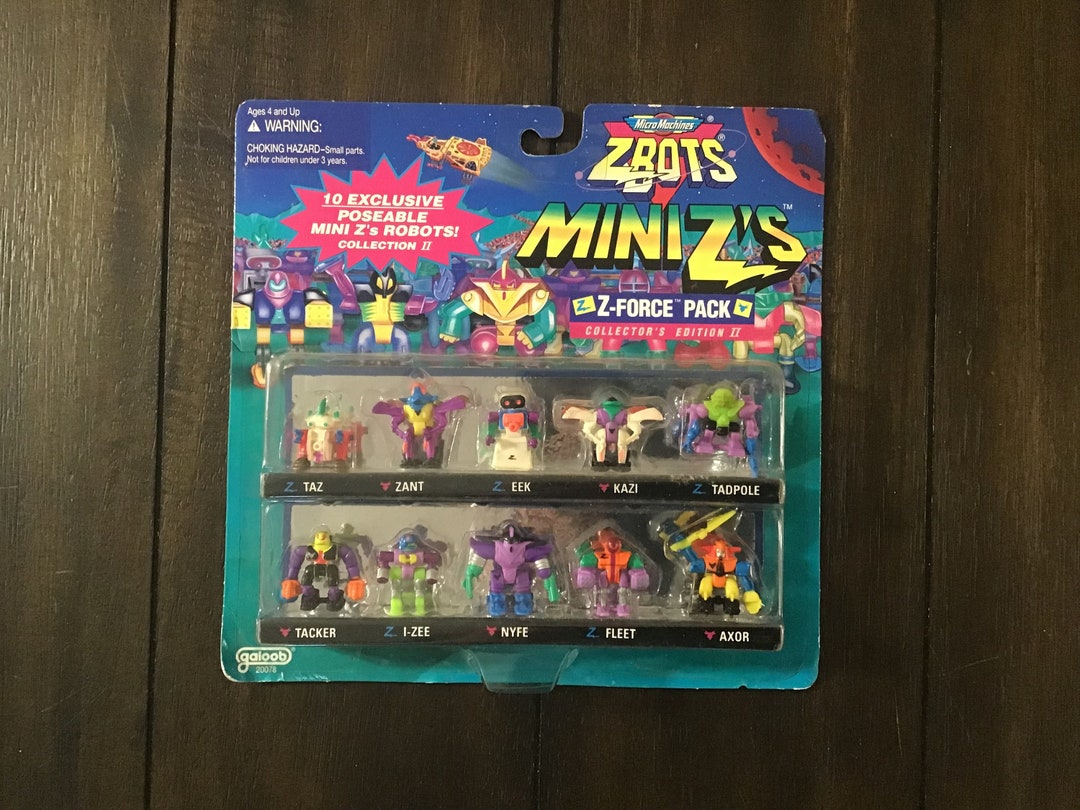 1997 Micro Machines Zbots Mini Zs Robots - Etsy