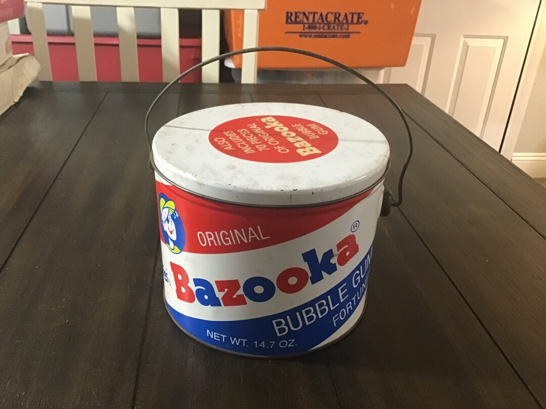 1991 Topps Bazooka Joe Bubble Gum Tin - Etsy