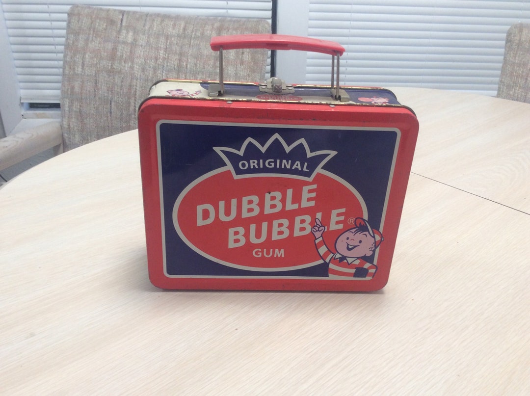 VTG Double Bubble Metal Lunch Box - Etsy