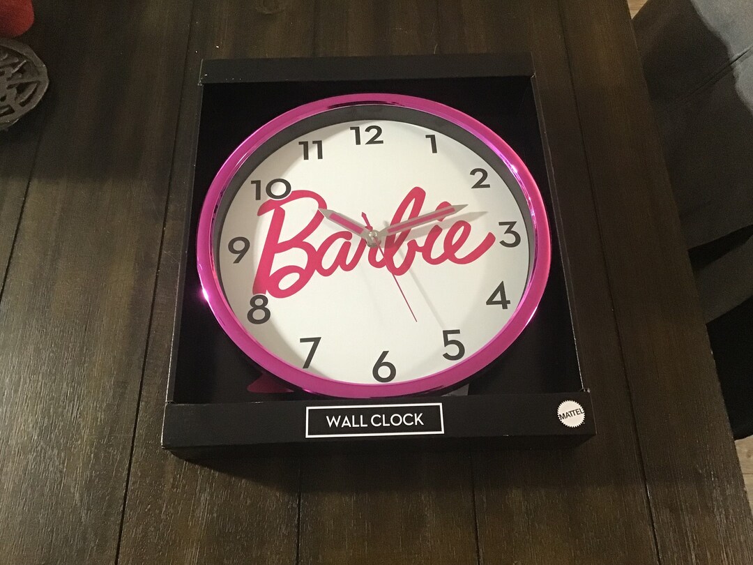 Analog Barbie Wall Clock in the Box - Etsy