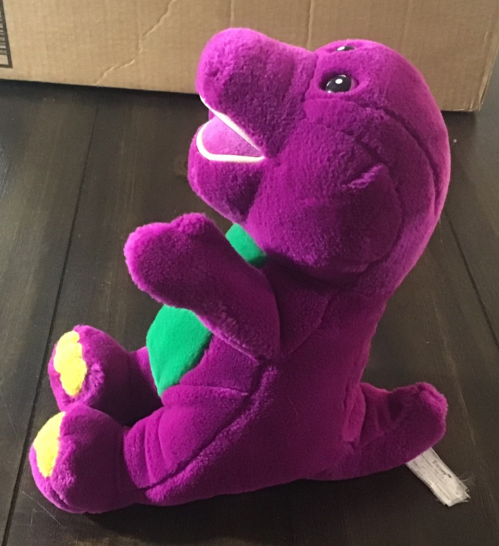 VTG Singing Barney Plush - Etsy