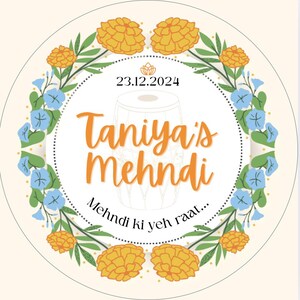 Mehndi Sticker Template - Editable and Printable - Etsy