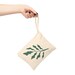 Accessory Pouch With Zipper - 100 Percent Cotton - Leaf Design - Etsy