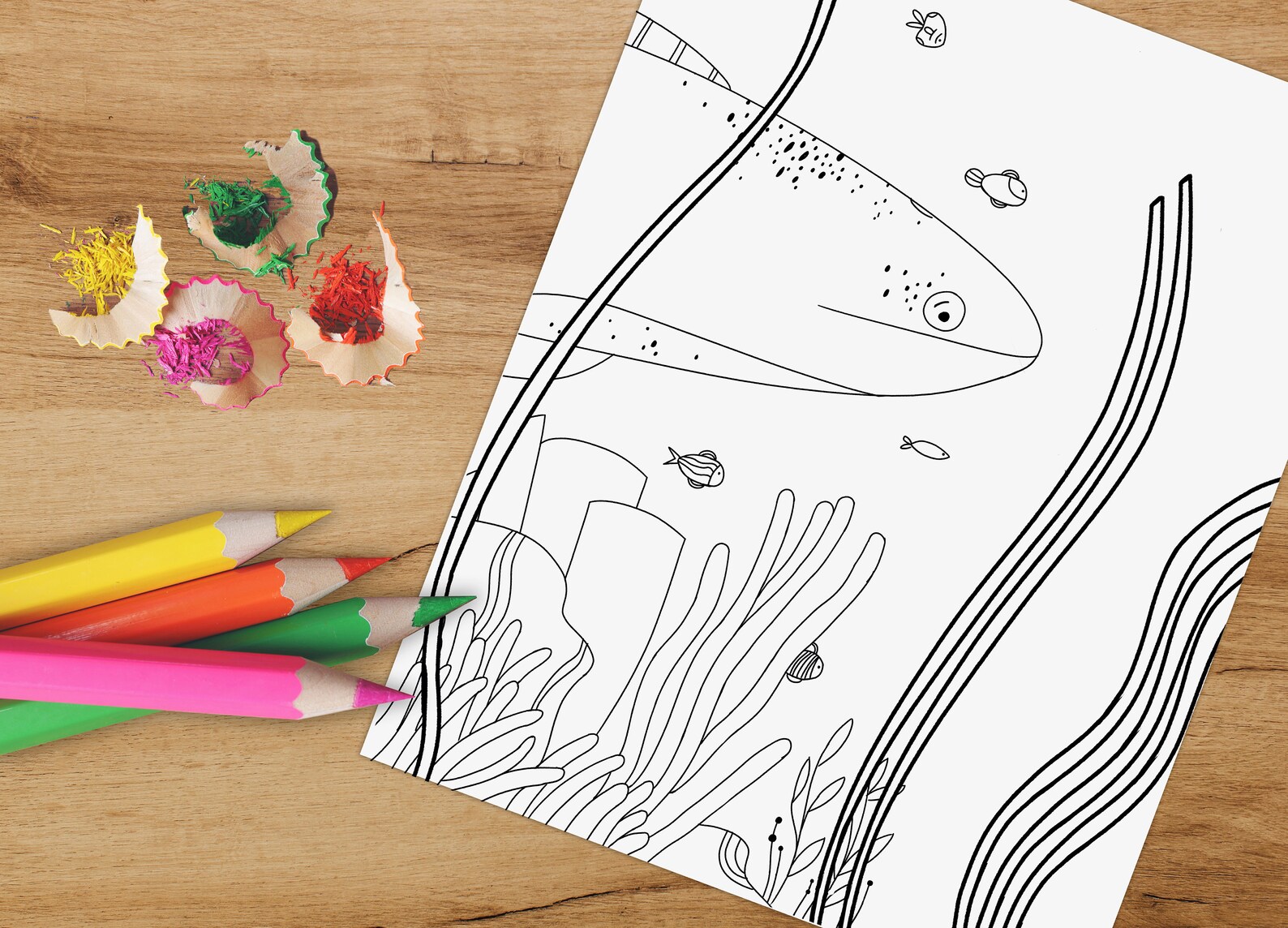 Ocean Coloring Pages I Ocean Printables I Under the Sea I Printable I ...