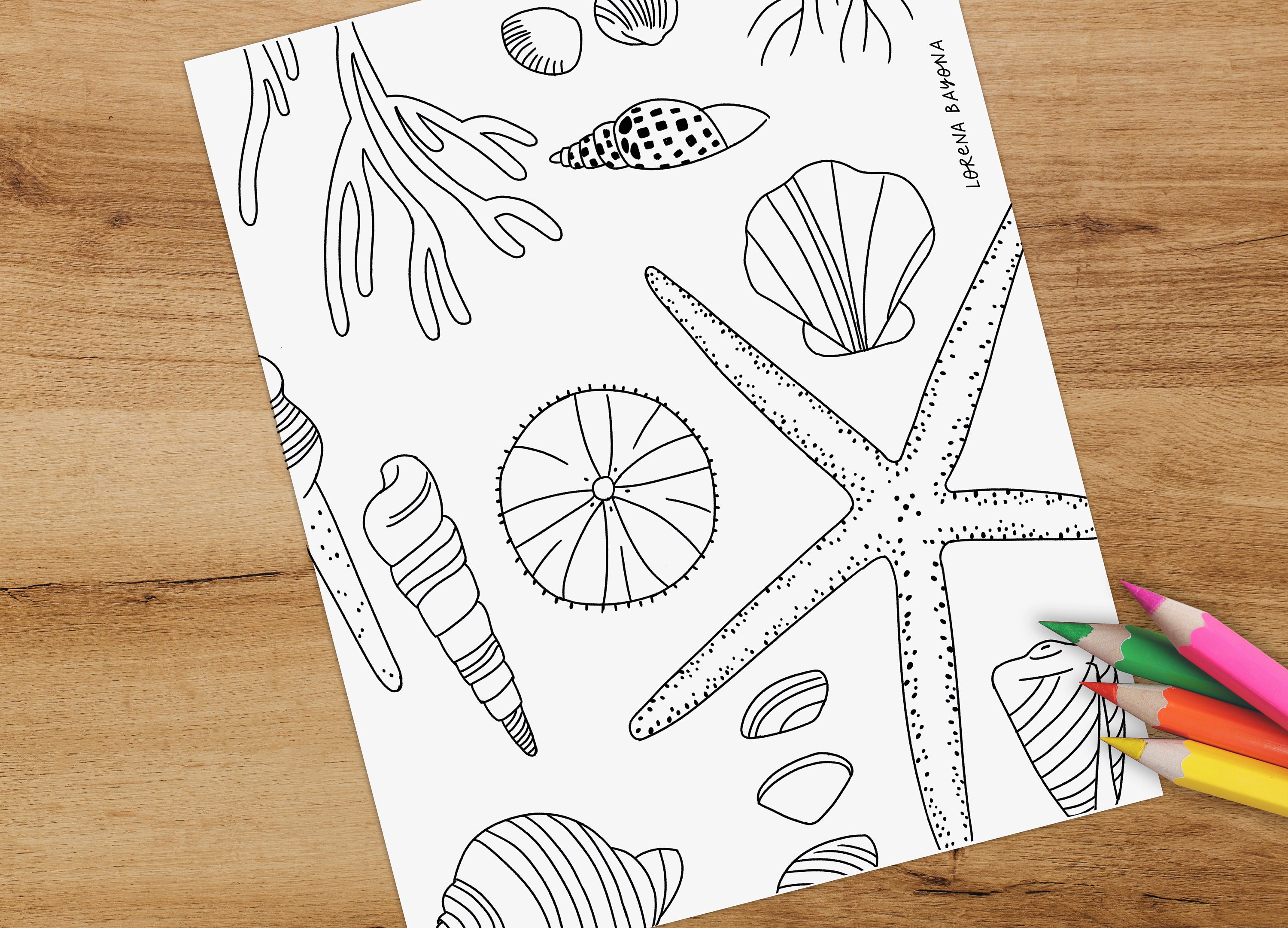 Ocean Coloring Pages I Ocean Printables I Under the Sea I Printable I ...
