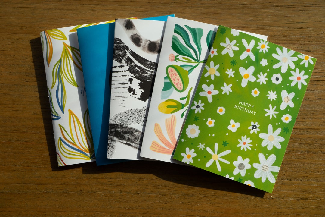 Bundle Happy Birthday Greeting Cards | Blank Inside | Fun Cards ...