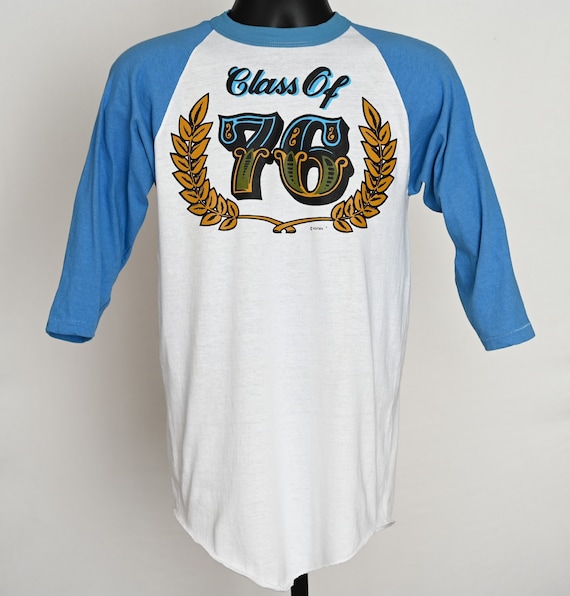 Vintage Original "Class of '76" Graphic Baseball T-Sh… - Gem