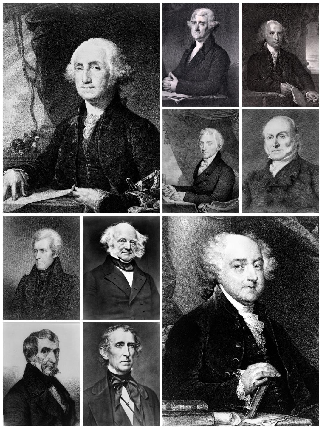 All U.S. Presidents Portraits | Public Domain Digital Prints | PNG and ...