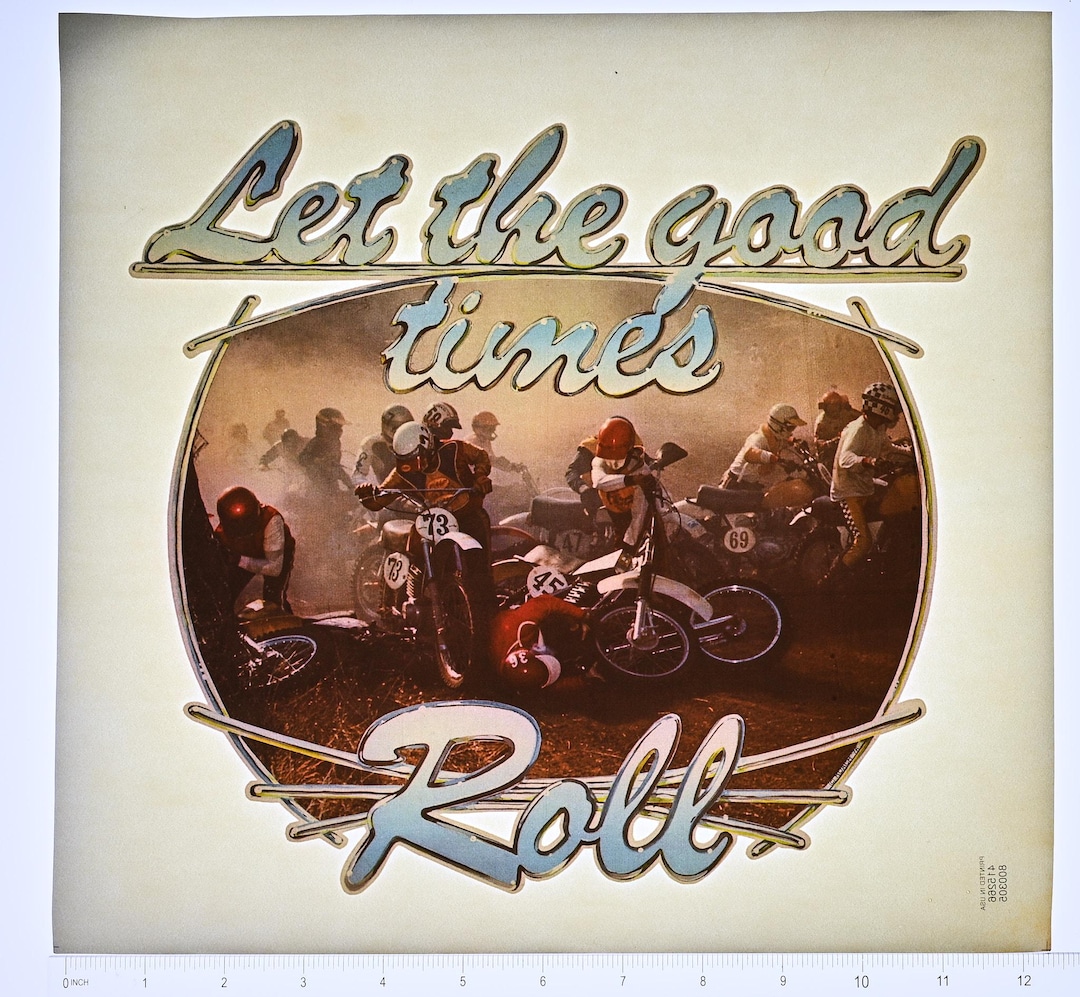 VINTAGE 1970s Heat Transfer - Let the Good Times Roll - Roach 1976 - Etsy