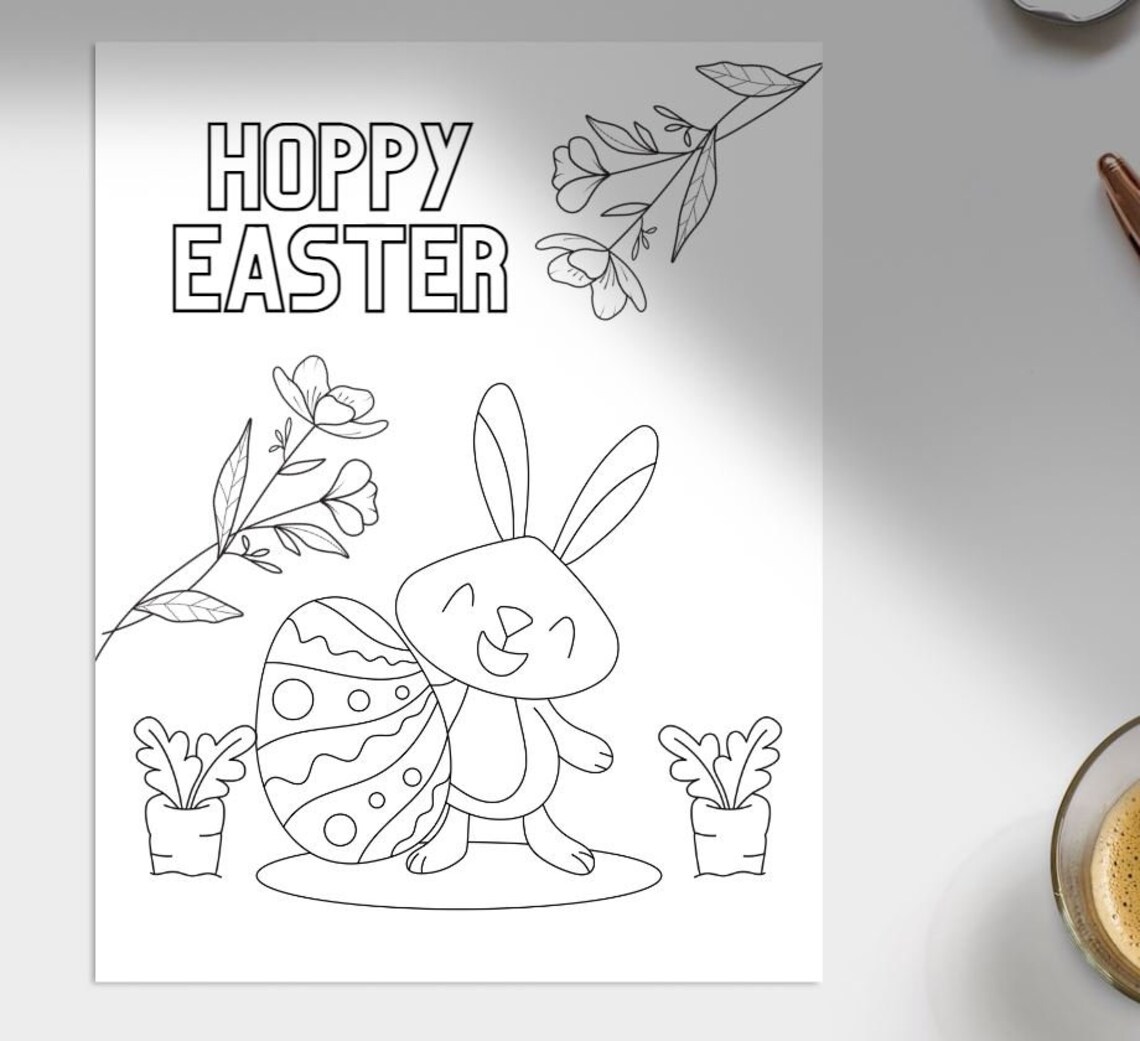 Easter Coloring Pages | Easter Bunny Coloring Pages | Easter Printables ...
