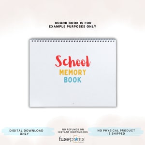 Printable School Memory Book | School Year Questions | Kids Keepsake ...