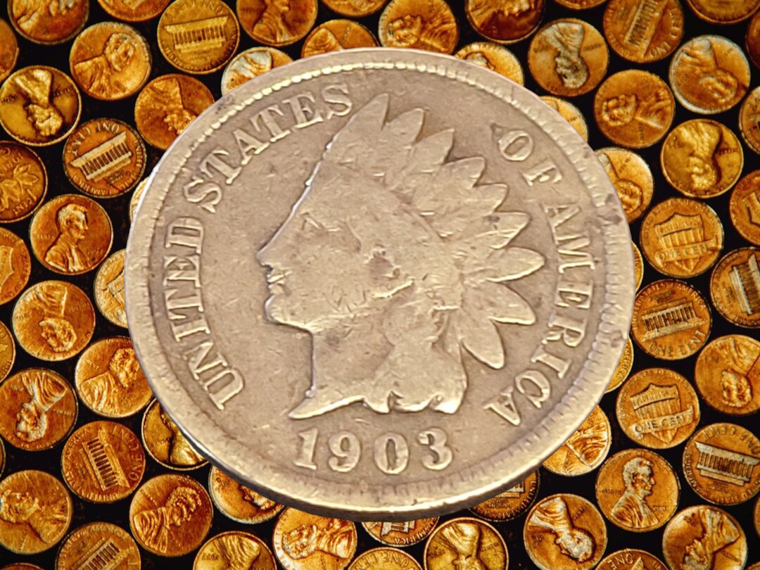 1903 Indian Head Penny - Etsy