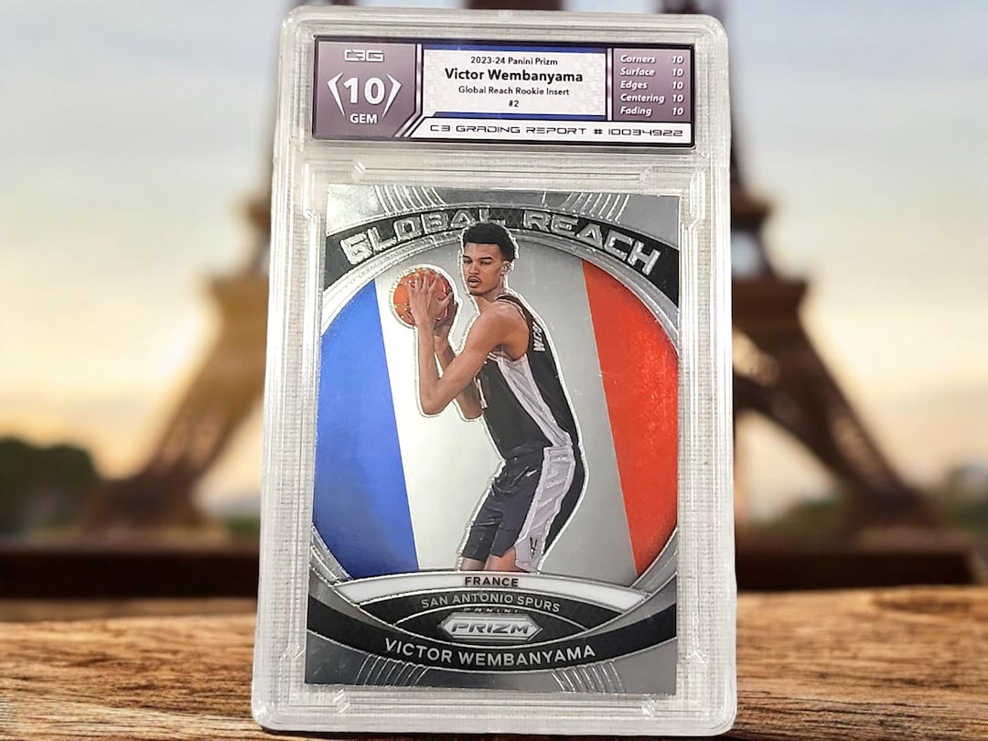 Victor Wembanyama Holographic Panini Global Reach Basketball Card ...