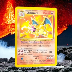 Charizard Legendary Pokemon Card - Etsy