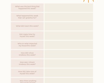 Weekly Accountability Check-in - Etsy