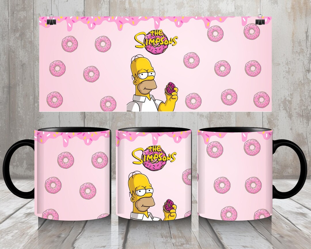 Mug Template – Simpsons Style (PNG Ready to Sublimate) - Etsy
