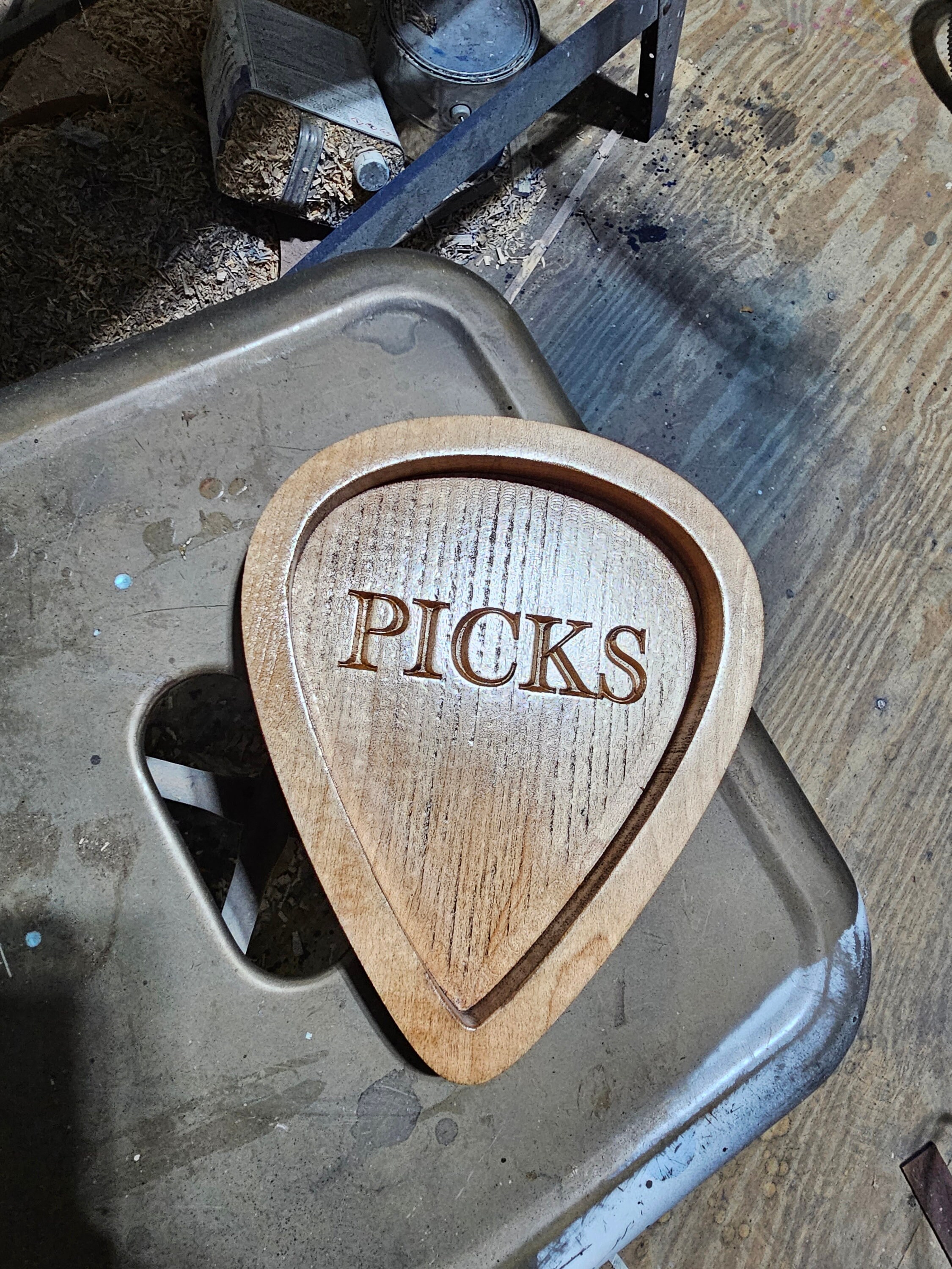 Guitar Pick Shaped Catch All Bowl or Box, Personalized Musician Gift - Etsy