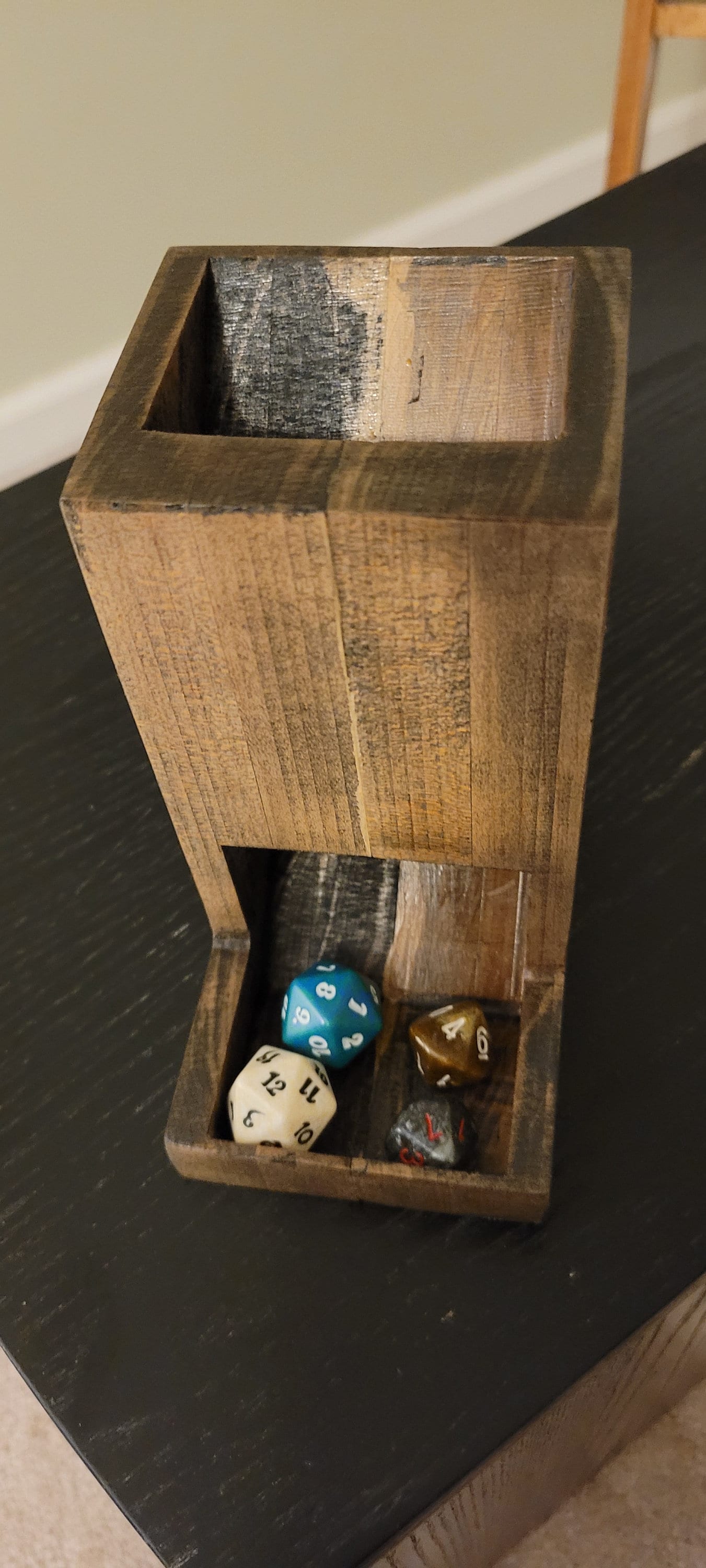 Custom Wooden Dice Tower for Tabletop Gaming - Etsy