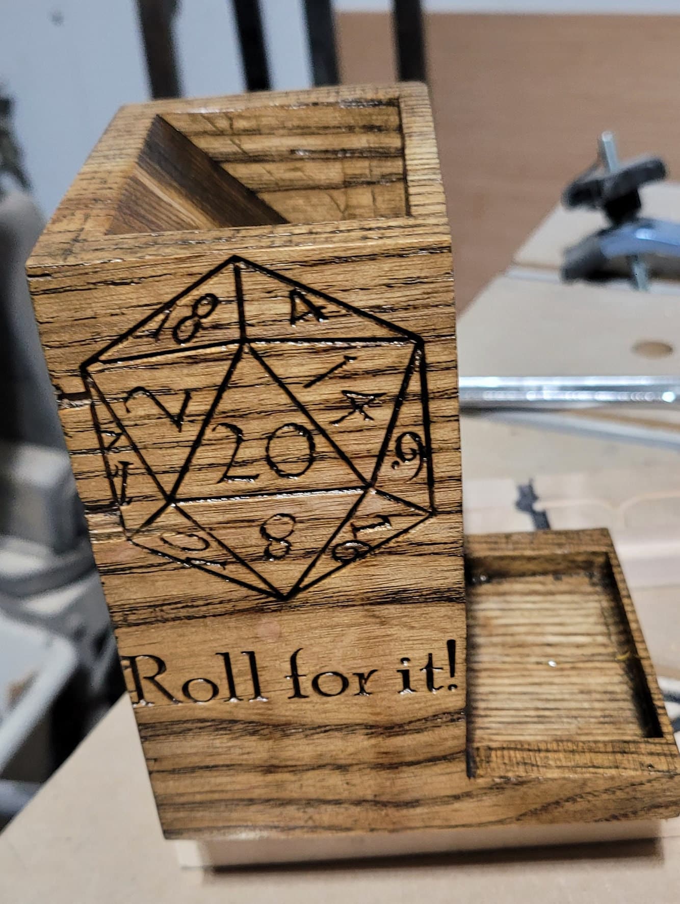 Custom Wooden Dice Tower for Tabletop Gaming - Etsy