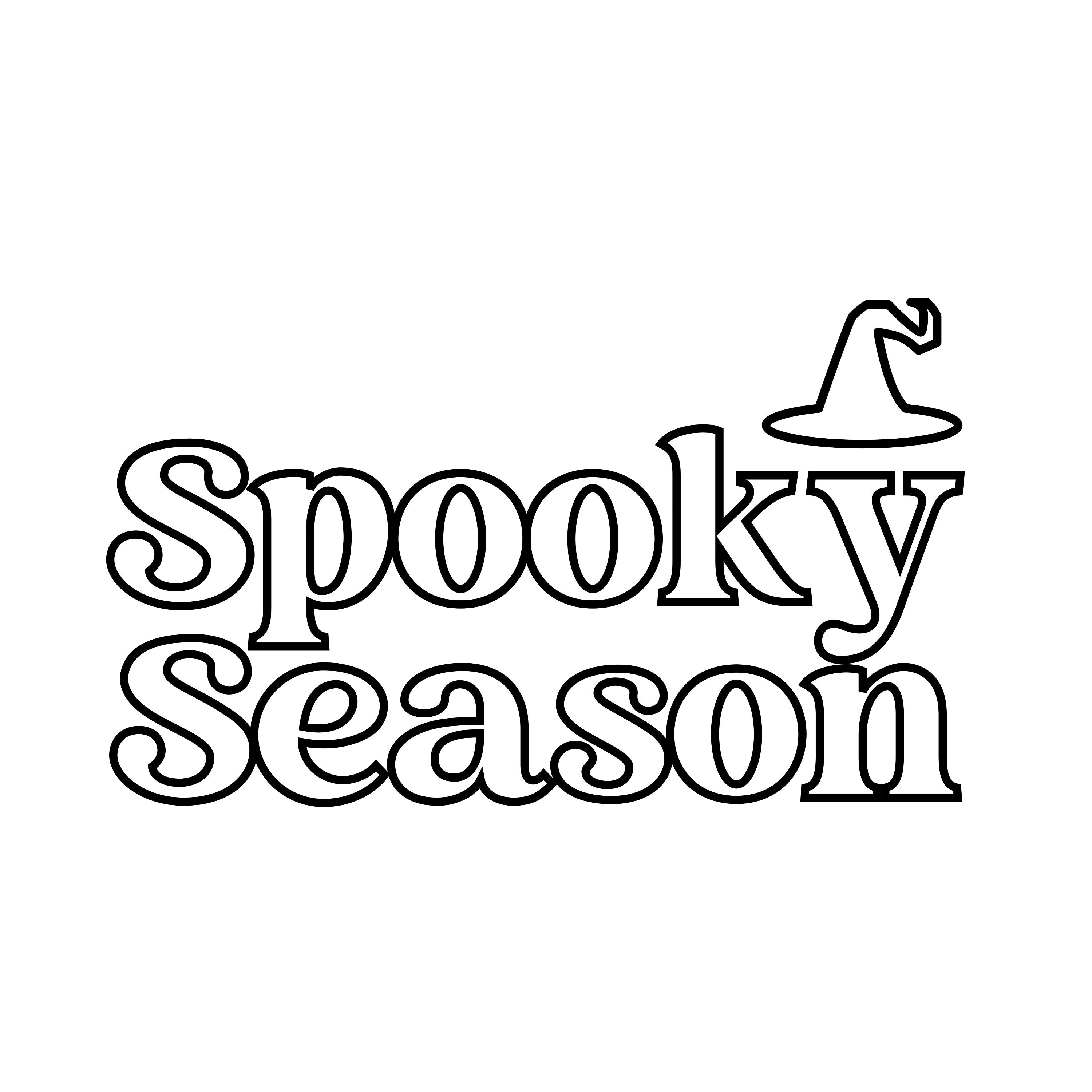 Spooky Season SVG, Digital Download, PNG, JPEG, Halloween Digital File ...