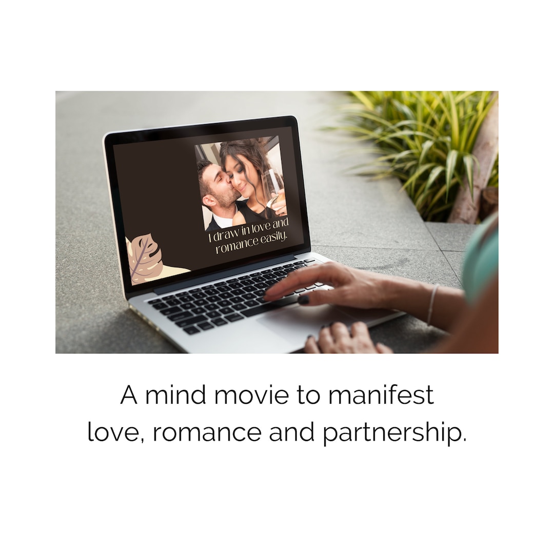 Manifest Love & Romance Mind Movie for Him or Her Law of Attraction Movie Digital Vision Board ...