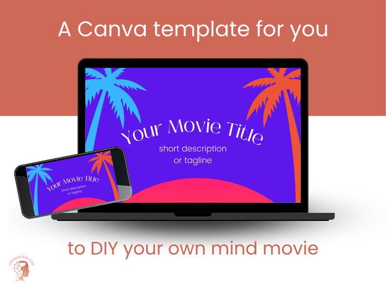 Mind Movie Canva TEMPLATE Visualization Tool Digital Vision Board How ...