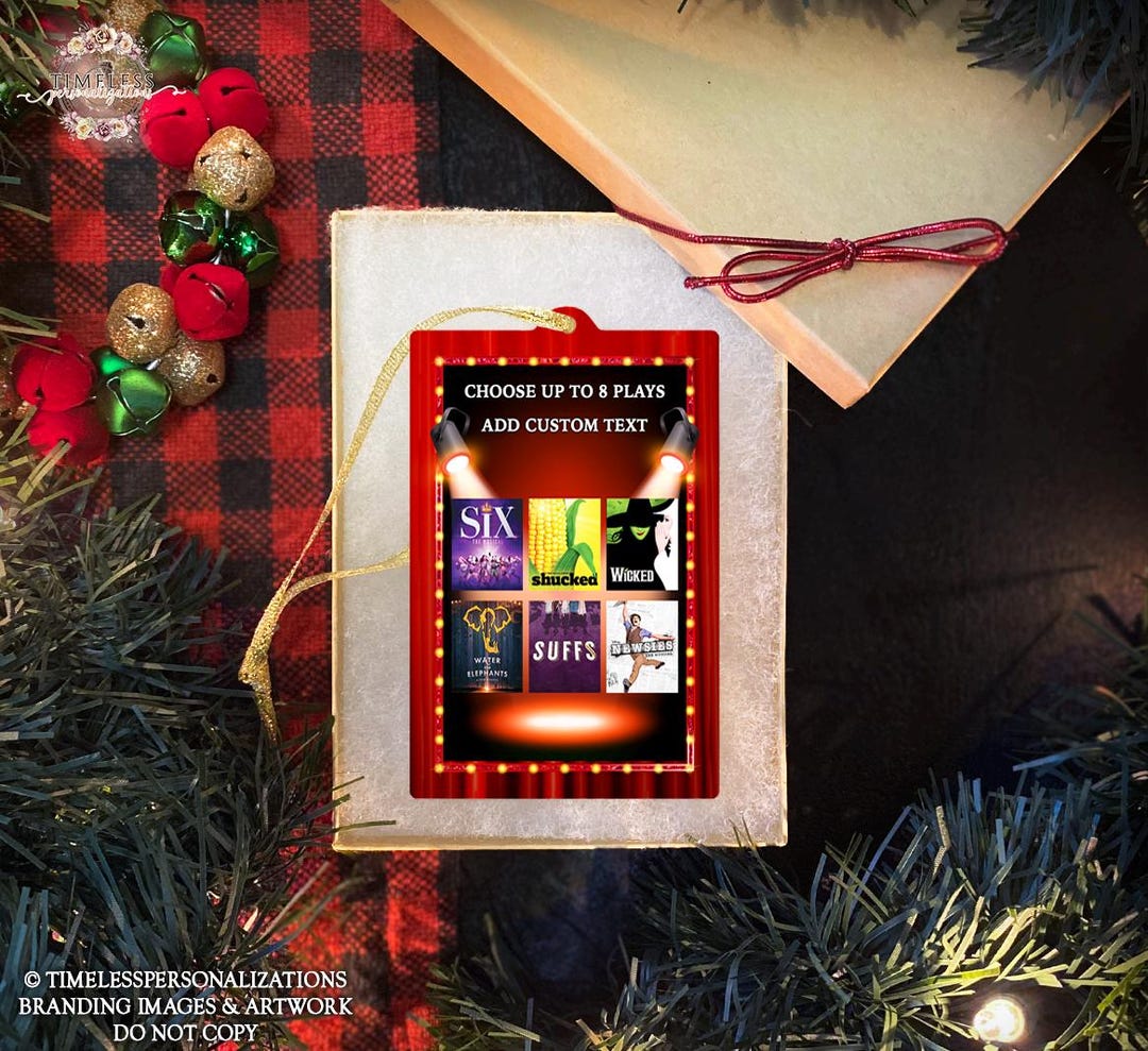 Broadway Musical Show Ornament | Theater Ornament | Personalized ...