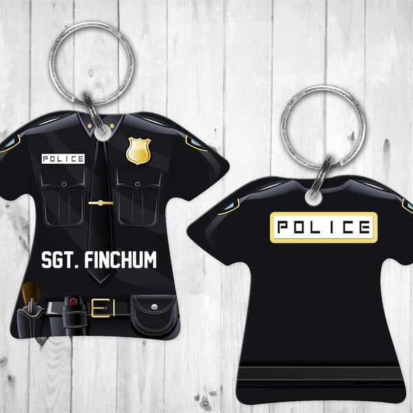 Police Key Tag - Etsy