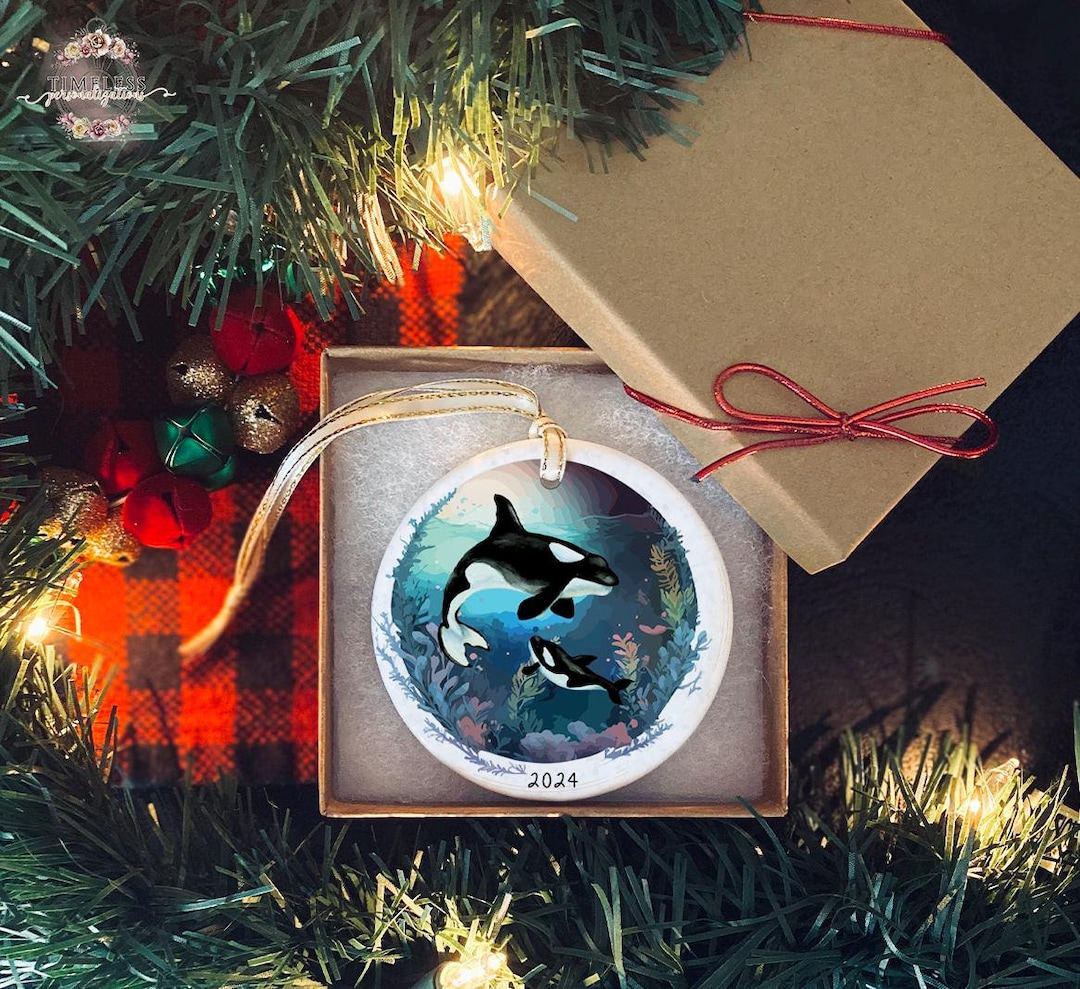 Orca Ornament | Sea Creature | Ocean | Under the Sea | Whale | Sea ...