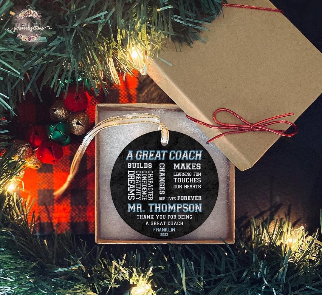 Great Coach Ornament | Coach Ornament | Coaching Ornament | Coach Gift ...