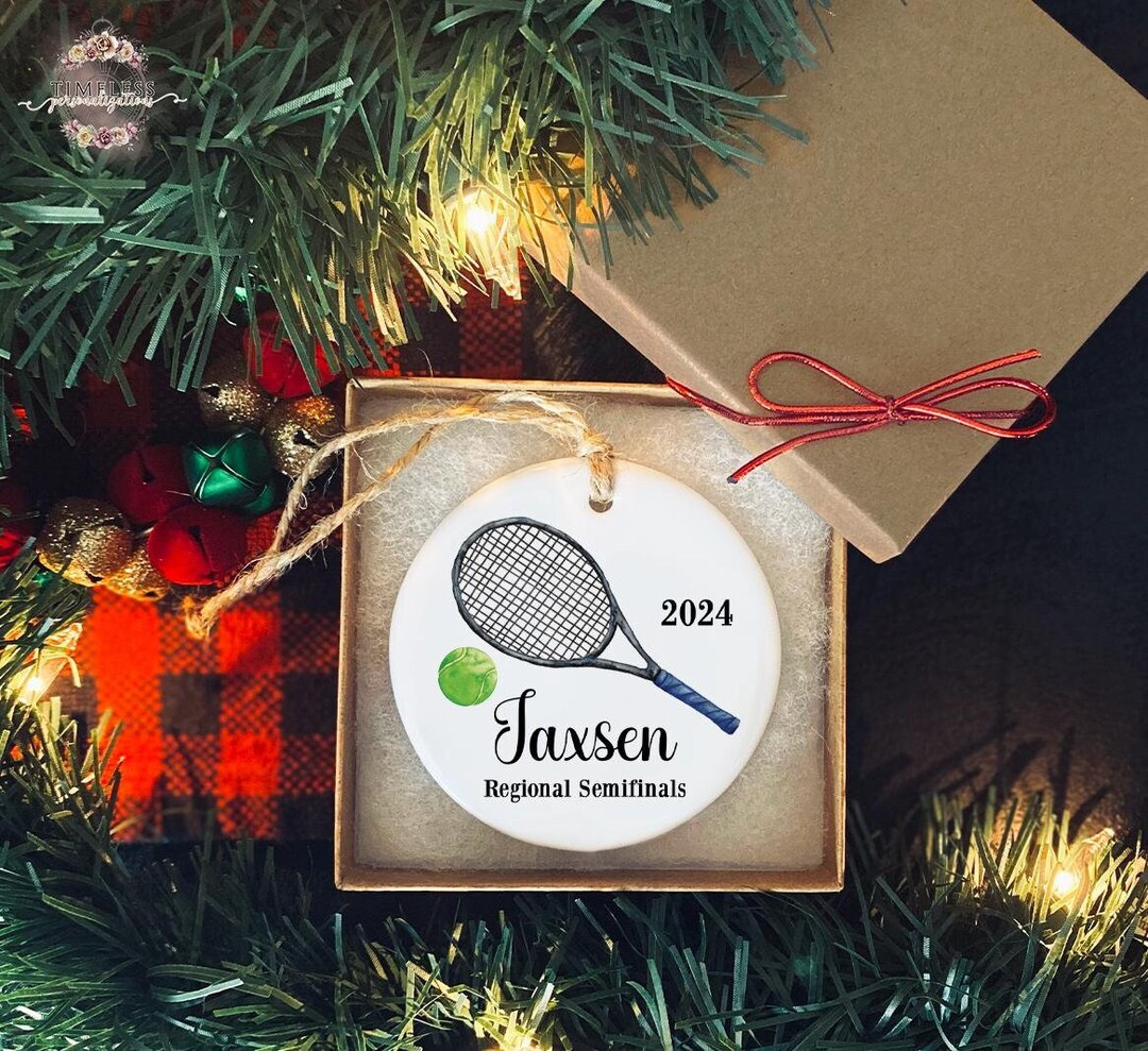 Tennis Ornament Tennis Ball Ornament Tennis Gift Tennis Team Tennis ...