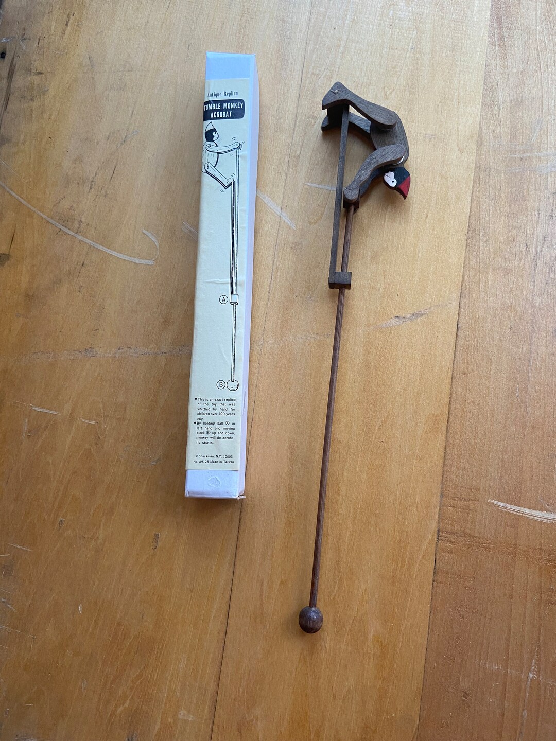 Antique Replica Tumble Monkey Acrobat Toy NOS - Etsy
