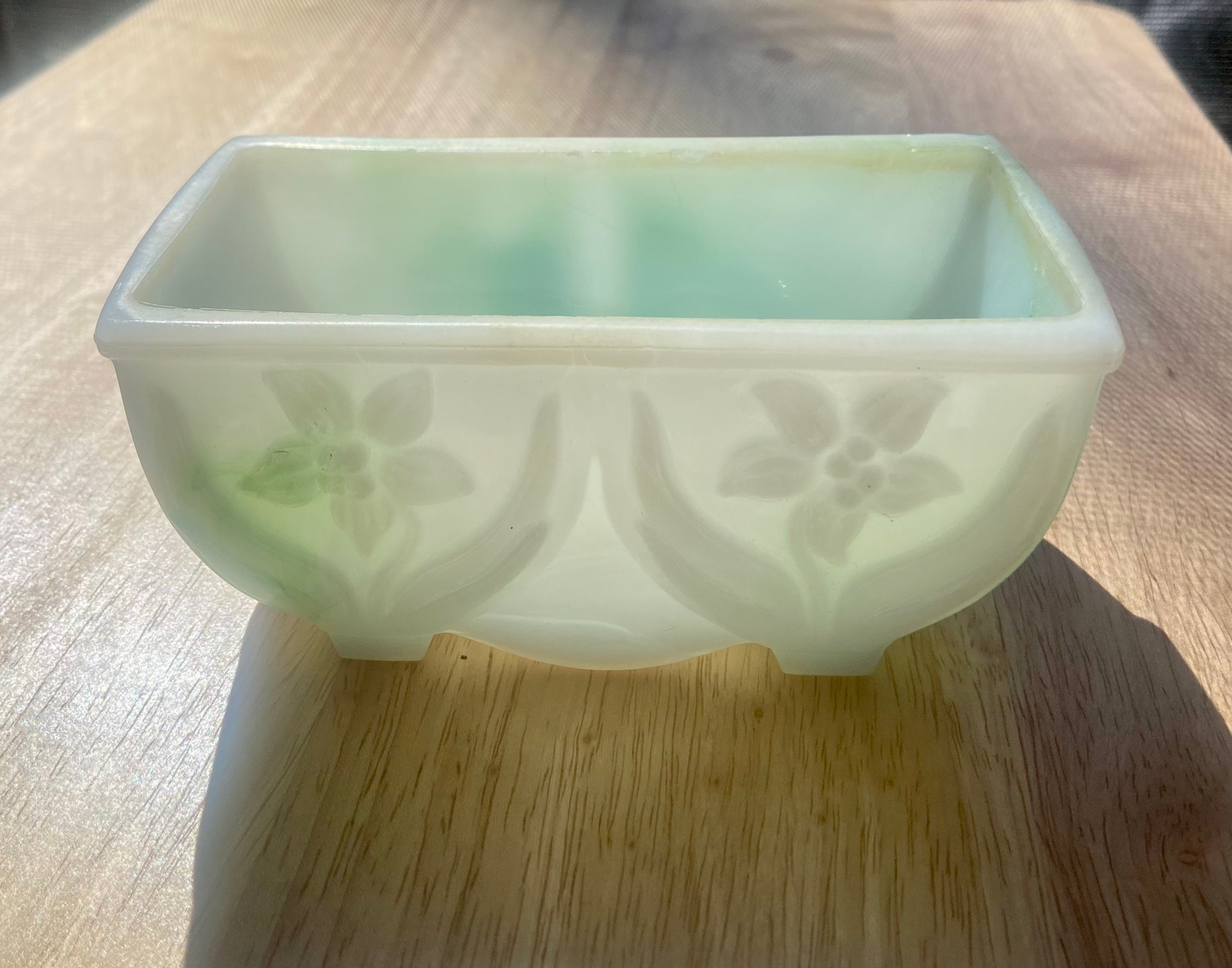 Vintage Akro Agate Slag Glass Dish - Etsy