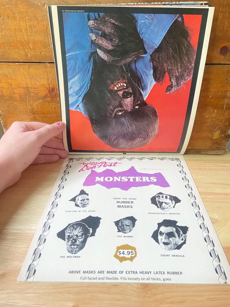 1966 Original Monsters Calendar - Etsy