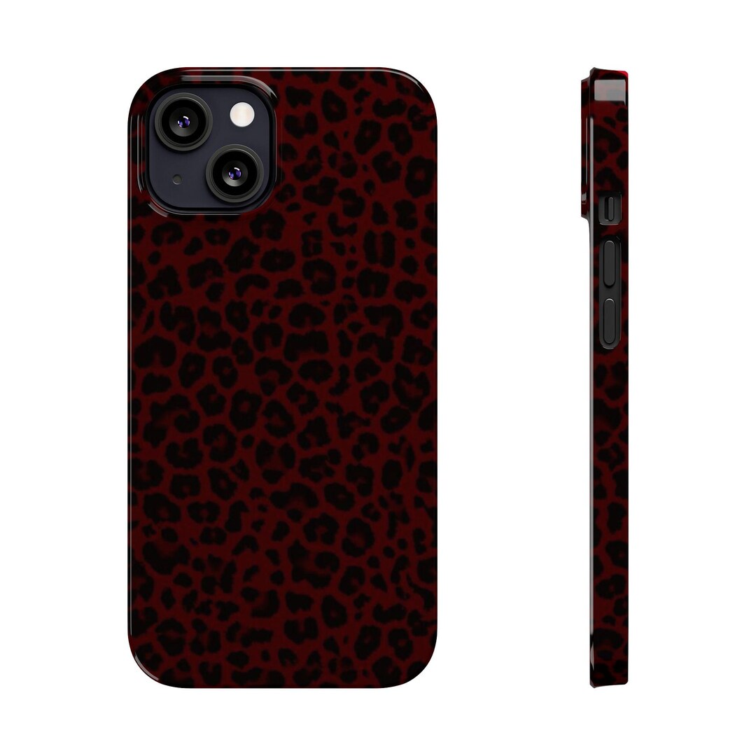 The Ember Case|dark Red Cheetah Phone Case|blush and Beam - Etsy