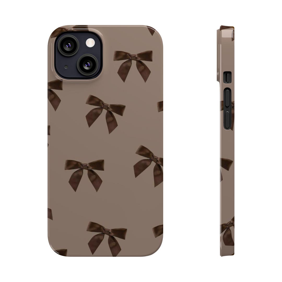 The Evelyn Case|brown Chic Phone Case|blush and Beam - Etsy