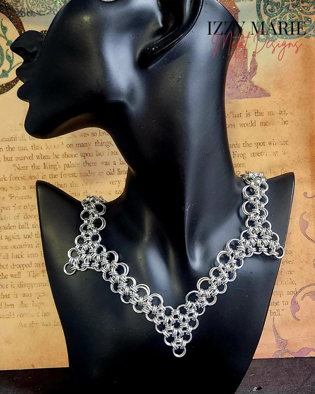 STATEMENT COLLECTION Chainmail Necklaces - Etsy