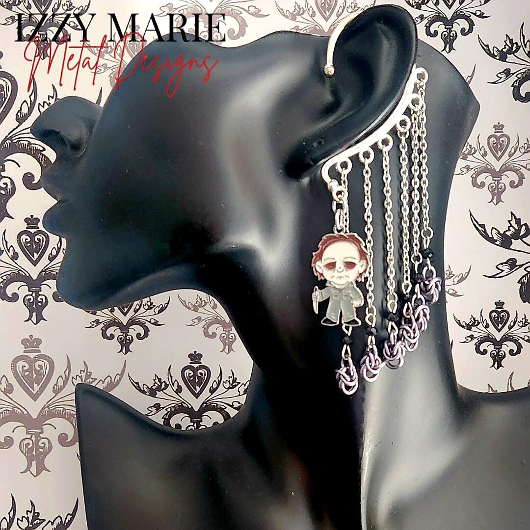 HORROR ICONS COLLECTION Chainmail Earcuffs - Etsy