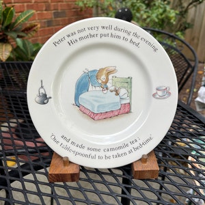 Vintage Peter Rabbit Wedgwood 6 3/4" Plate, - Etsy