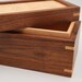Handcrafted Keepsake/memory/jewelry/heirloom Box-walnut and Curly Maple ...