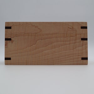 Handcrafted Keepsake/memory/jewelry/heirloom Box-walnut and Curly Maple ...