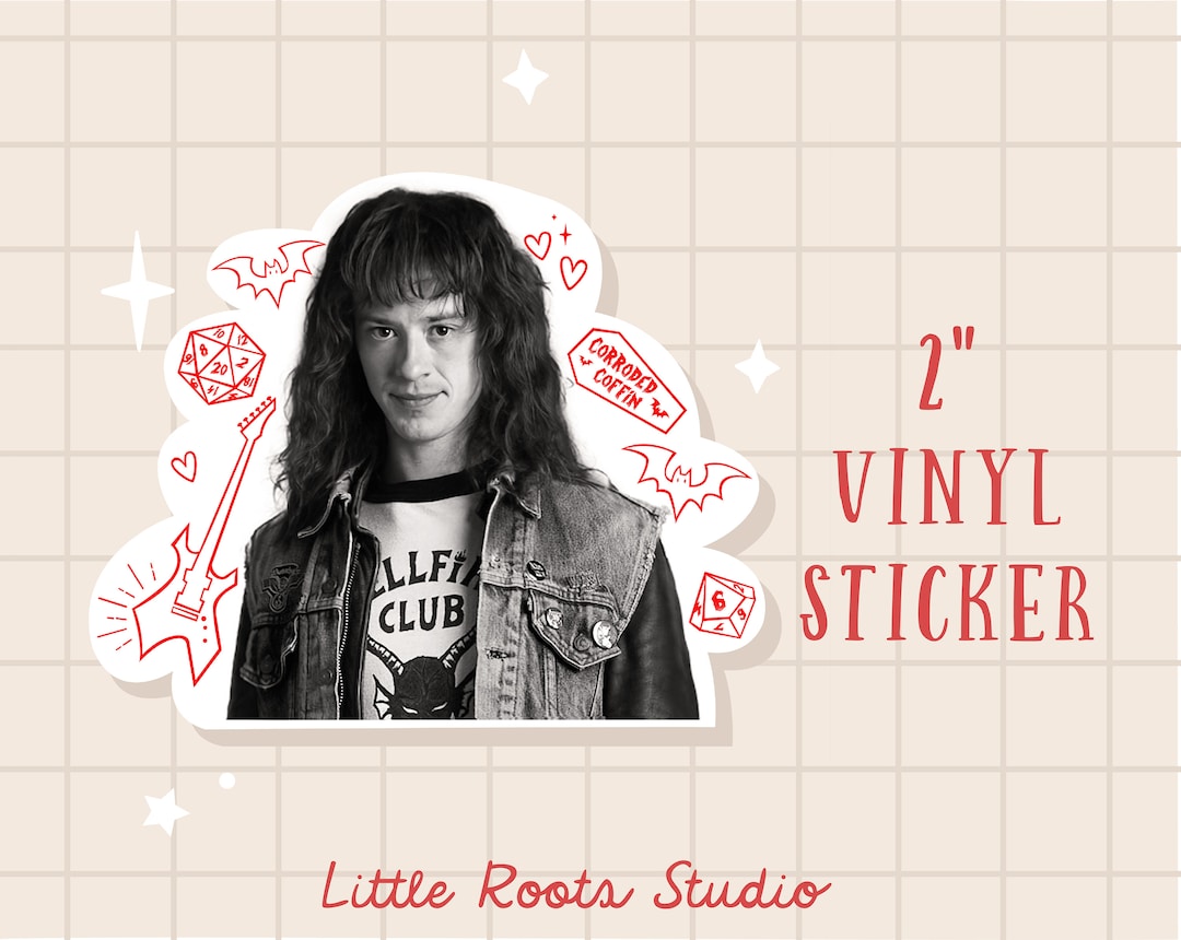 Eddie Munson Sticker / Eddie Munson Art / Sticker Decal / Stickers for ...