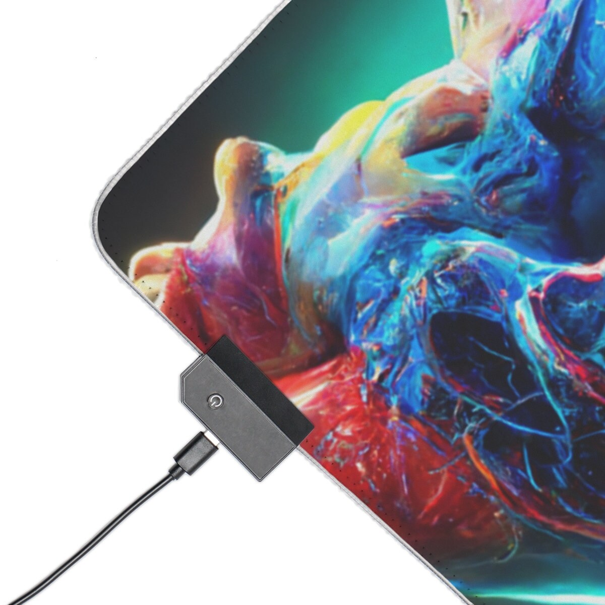 Artificial Intelligence Created Art LED Gaming Mouse Pad, Hyper ...