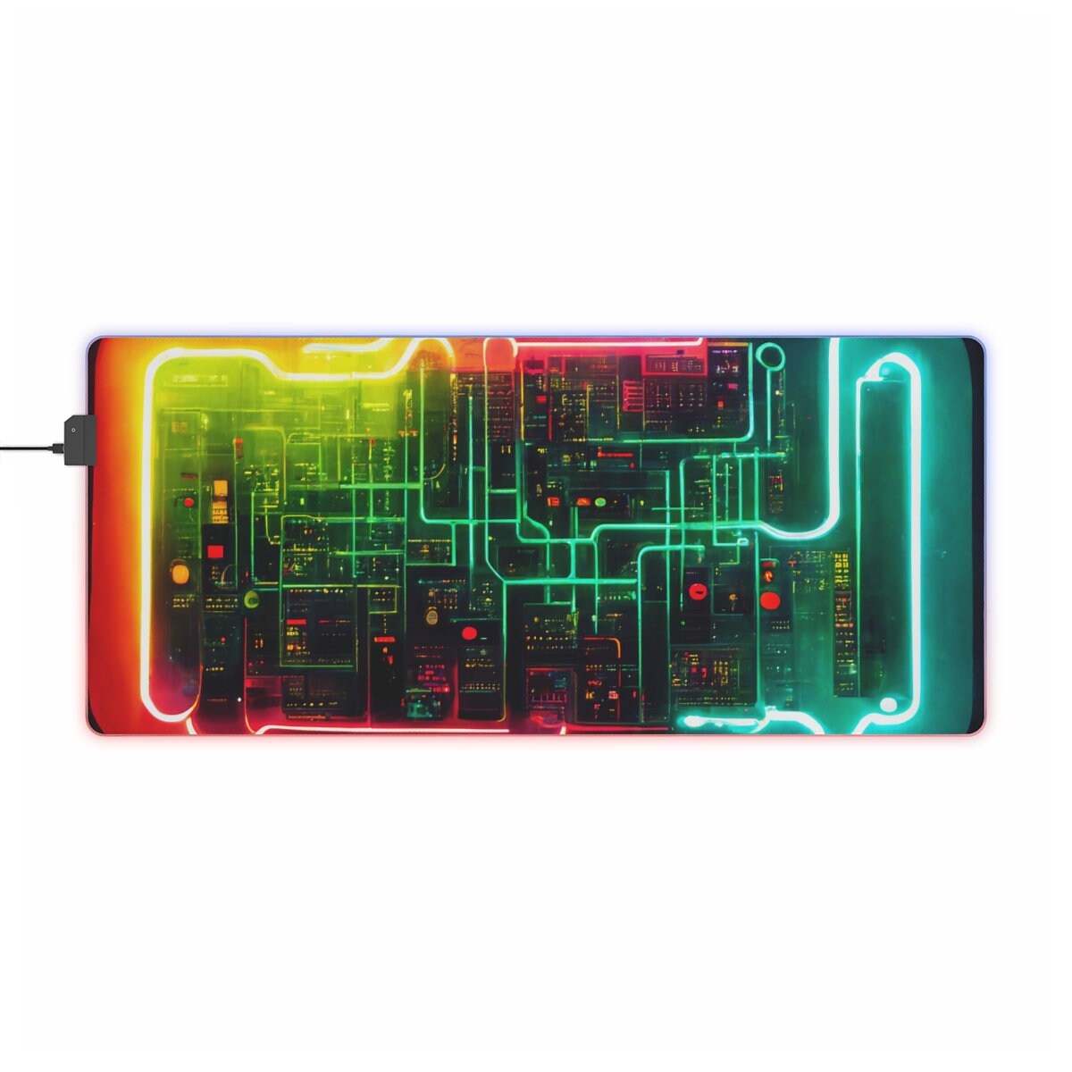 Illuminate Your Gaming Station With This RGB Mousepad Large Keyboard ...